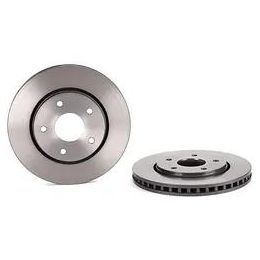 Brembo Bremsscheibe COATED DISC LINE 09.N124.11 vorne rechts links bel&uuml;ftet 302mm f&uuml;r DODGE FIAT CHRYSLER K04779783AB 2AMV9783AA K04779783AA