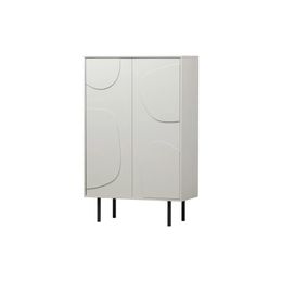 Woood Highboard &brvbar; grau &brvbar; Ma&szlig;e (cm): B: 85 H: 135 &raquo; H&ouml;ffner
