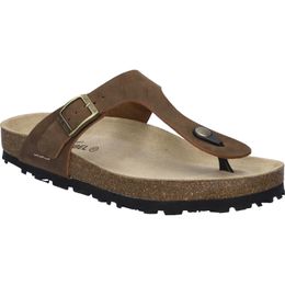 Zehentrenner Josef Seibel "Hermine 02, braun", Damen, Gr. 42, braun, Obermaterial: 100% Rindsleder Leather cow., Schuhe Zehentrenner