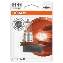 Osram Original H11 12V Einzelblister 64211-1BL Gl&uuml;hlampe, Fernscheinwerfer,Gl&uuml;hlampe, Hauptscheinwerfer,Gl&uuml;hlampe, Nebelscheinwerfer,Gl&uuml;hlampe, Abbieg