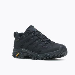 Wanderschuh Merrell "MOAB 3 SYN GTX", Herren, Gr. 43, triple schwarz, Synthetik, Schuhe Wanderschuh, wasserdicht dank Gore-Tex Membrane, mit Vibram Sohle