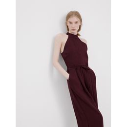 Mango Jumpsuit Damen Gr&ouml;&szlig;e XL weinrot