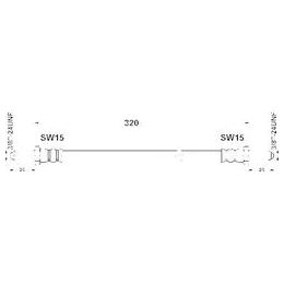 ATE Bremsschlauch 24.5307-0320.3 vorne rechts links f&uuml;r ALFA ROMEO FIAT 11502.45544.00 60518410 11538.45056.00