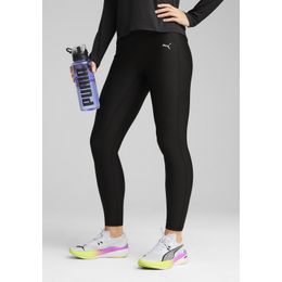 Lauftights Puma "W RUN VELOCITY FL TIGHT", Damen, Gr. L, N-Gr, schwarz (Puma schwarz), Trikot, Obermaterial: 77% Polyester, 23% Elasthan, unifarben, schmal normal, Hosen Lauftights, mit DryCELL Technologie, atmungsaktiv, schmal geschnitten