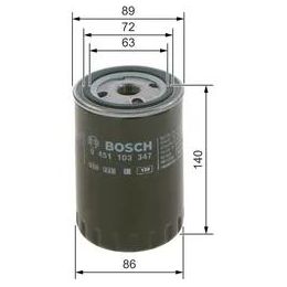 Bosch &Ouml;lfilter 0 451 103 347 86mm f&uuml;r VW SEAT AUDI FORD 3U7J6714AA 3U7J6714BA 068115561E