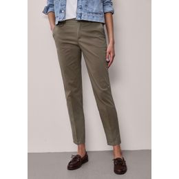 Street One Damen Chinohose, gr&uuml;n, Gr. 36, unifarben, Web, 97% Baumwolle, 3% Elasthan, Hosen, soft