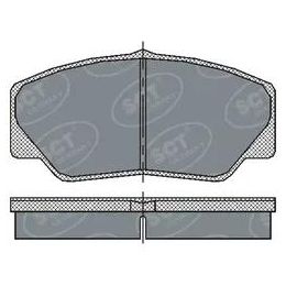 SCT - Mannol Bremsbelagsatz, Scheibenbremse SP 206 PR vorne rechts links f&uuml;r FORD 86VB2K021AA 89VX2K021CA