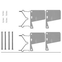 f.becker Zubeh&ouml;rsatz, Scheibenbremsbelag 10510299 vorne rechts links mit Mittelloch f&uuml;r FORD TRIUMPH 6530960 1190960
