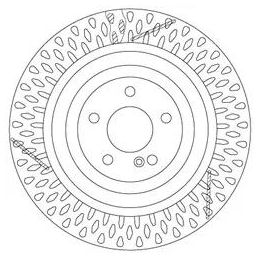 TRW Bremsscheibe DF6822S hinten rechts links Gelocht 360mm f&uuml;r MERCEDES-BENZ A2314230212 2314230212