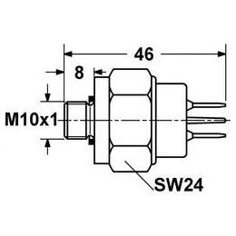 ATE Bremslichtschalter 24.3526-0810.3 Schraubanschluss f&uuml;r ALFA ROMEO STEYR TALBOT DAF IVECO MERCEDES-BENZ FORD MAN PORSCHE VOLVO BMW VAG A6085450009