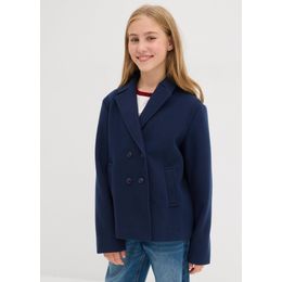 bonprix Cabanjacke, blau, Gr.134, Modische Cabanjacke f&uuml;r M&auml;dchen mit Taschen