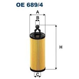 FILTRON &Ouml;lfilter OE 689/4 51mm f&uuml;r FIAT CHRYSLER 68191349AC 68191349AB 68191349AA