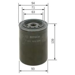 Bosch &Ouml;lfilter 0 451 103 238 93mm f&uuml;r PEUGEOT LAND ROVER TALBOT CITRO&Euml;N DAF GMC FAW 95638903 1012015AB010000 93156561