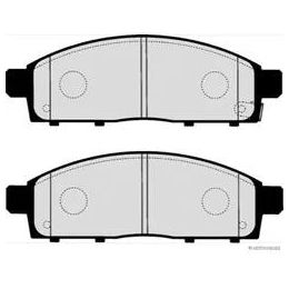 Herth+Buss JAKOPARTS Bremsbelagsatz, Scheibenbremse J3605065 vorne rechts links f&uuml;r MITSUBISHI FIAT 4605A623 0006000611054 4605B158
