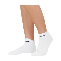 F&uuml;&szlig;linge TRIGEMA "TRIGEMA Sneaker-Socken im Doppelpack", M&auml;dchen, Gr. 35-38, wei&szlig;, Baumwollmischung, Socken