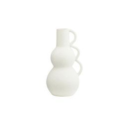 HOME STORY Vase &brvbar; wei&szlig; &brvbar; Porzellan &brvbar; Ma&szlig;e (cm): H: 25 &Oslash;: 13 &raquo; H&ouml;ffner