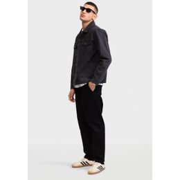 REDEFINED REBEL EST. 2013 REDEFINED REBEL Herren Funktionsjacke "Redefined Rebel Jacket RRAiden Jacket Denim REGULAR FIT", schwarz, Gr. XXL, Web, 75% Baumwolle, 20% Polyester,