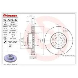 Brembo Bremsensatz-Vorn und hinten SG00000F5H Bremsensatz, Scheibenbremse vorne rechts links innenbel&uuml;ftet 280mm f&uuml;r PEUGEOT FIAT CITRO&Euml;N 1607880480 5
