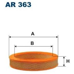 FILTRON Luftfilter AR 363 232mm f&uuml;r FIAT 4434896 4242480