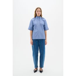 Inwear Bluse 'Merlissa' Damen Gr&ouml;&szlig;e L hellblau / wei&szlig;