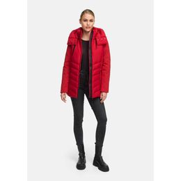 Marikoo Damen Winterjacke "Tivaa", rot, Gr. XS, Obermaterial: 98% Polyester, 2% Elasthan. Futter: 100% Polyester. Wattierung: 100% Polyester.