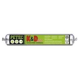 Petec K&D Karosserie Klebe-&Dichtmasse grau (600 ml) 94660 Metall-Klebstoff,Karosserieklebstoff,Hybridklebstoff,Universalklebstoff Grau