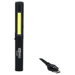 KS Tools LED COB Stripe Inspektionslampe 350 Lumen mit UV-Spot und Laserpointer 150.4400 Handleuchte
