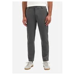 Chinohose NO EXCESS "NO EXCESS Melierte Stretch-Chinohose Pants Chino Stretch Melange", Herren, Gr. 3XL, grau melange, 68% Polyester (Recycelt), 29% Viskose, 3% Elasthan, Hosen Chinohose