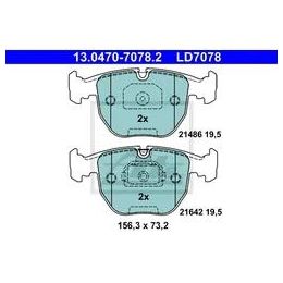 ATE Bremsensatz, Scheibenbremse sg00000czf Vorderachse bel&uuml;ftet 324mm 30mm f&uuml;r BMW