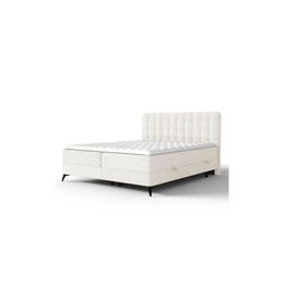 maison de r&ecirc;ve Boxspringbett mit Stauraum Annakie &brvbar; creme &brvbar; Ma&szlig;e (cm): B: 142 H: 120 &raquo; H&ouml;ffner