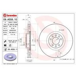 Brembo Bremsensatz-Vorn und hinten SG00000ELL Bremsensatz, Scheibenbremse vorne rechts links innenbel&uuml;ftet 340mm f&uuml;r CITRO&Euml;N (DF-PSA) PEUGEOT DS (CAPS