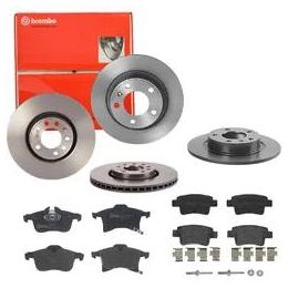 Brembo Bremsensatz-Vorn und hinten SG00000EB1 Bremsensatz, Scheibenbremse vorne rechts links innenbel&uuml;ftet 308mm f&uuml;r FIAT VAUXHALL SAAB OPEL 5122833 5