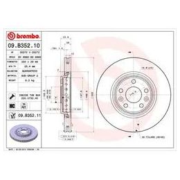 Brembo Bremsensatz-Vorderachse COATED DISC LINE / STANDARD IJZJSGFHE7 Bremsensatz, Scheibenbremse vorne rechts links innenbel&uuml;ftet 320mm f&uuml;r RENAULT 8