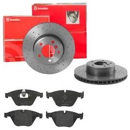 Brembo Bremsensatz-Vorderachse XTRA LINE / STANDARD SK8K0F10H9 Bremsensatz, Scheibenbremse vorne rechts links Gelocht/innenbel. 324mm f&uuml;r BMW 34116864