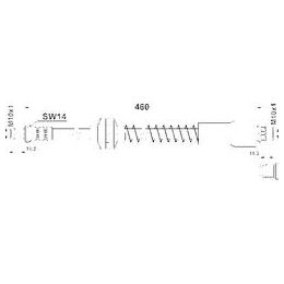 ATE Bremsschlauch 24.5111-0462.3 vorne rechts links f&uuml;r PEUGEOT FIAT CITRO&Euml;N 4806A6 1484536080