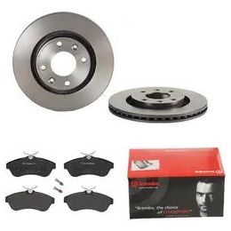 Brembo Bremsensatz, Scheibenbremse 1420-55916 vorne rechts links innenbel&uuml;ftet 266mm f&uuml;r CITRO&Euml;N (DF-PSA) PEUGEOT VAUXHALL OPEL DS FENGSHEN E169141 16