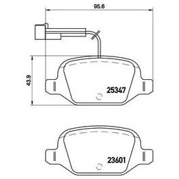 Brembo Bremsensatz-Vorn und hinten SG00000ET9 Bremsensatz, Scheibenbremse vorne rechts links innenbel&uuml;ftet 284mm f&uuml;r ZASTAVA ALFA ROMEO KIA PEUGEOT FI