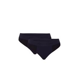 JOOP! Tanga JOOP JEANS "Seam Free", Damen, Gr. M/L, schwarz, Single Jersey, Obermaterial: 92% Polyamid, 8% Elasthan, k&ouml;rpernah, Unterhosen Tanga, mit elastischem Logobund, Mesh-Eins&auml;tze