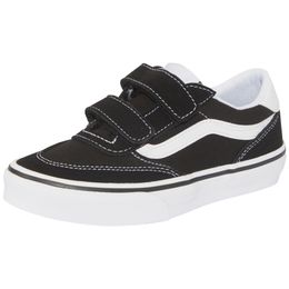 Sneaker Vans "Brooklyn LS V", M&auml;dchen, Gr. 30, ba2, suede, canvas schwarz, wei&szlig;, Leder, Textil, Schuhe Sneaker
