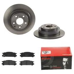 Brembo Bremsensatz, Scheibenbremse 1420-55574 hinten rechts links voll 266mm f&uuml;r SUBARU NISSAN 26296AA080 26296PA040 26700FE080