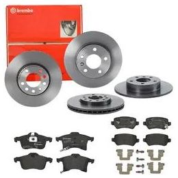 Brembo Bremsensatz-Vorn und hinten SG00000E8G Bremsensatz, Scheibenbremse vorne rechts links innenbel&uuml;ftet 280mm f&uuml;r KIA AC GENERAL MOTORS SATURN VAUX