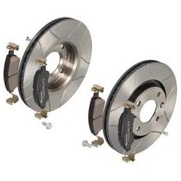 Brembo Bremsensatz-Vorderachse MAX LINE / STANDARD SK8K0F2UA5 Bremsensatz, Scheibenbremse vorne rechts links innenbel&uuml;ftet 266mm f&uuml;r CITRO&Euml;N (DF-PSA)