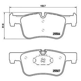 Brembo Bremsensatz, Scheibenbremse sg00000et1 Hinterachse Voll 290mm 11mm f&uuml;r BMW