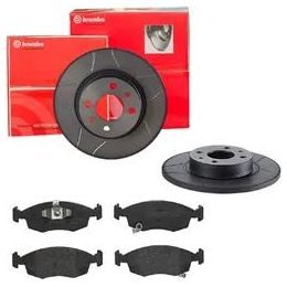 Brembo Bremsensatz-Vorderachse MAX LINE / STANDARD SK8K0F09E9 Bremsensatz, Scheibenbremse vorne rechts links Geschlitzt 257mm f&uuml;r ALFA ROMEO FIAT LANC