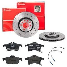Brembo Bremsensatz-Vorderachse XTRA LINE SK8K0F25O7 Bremsensatz, Scheibenbremse vorne rechts links Gelocht/innenbel. 308mm f&uuml;r AC GENERAL MOTORS SATUR