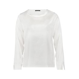 Betty Barclay Damen Schlupfbluse "Damen mit U-Boot-Ausschnitt"rohwei&szlig;, Gr. 44, Satin, Obermaterial: 97% Polyester, 3% Elasthan, Blusen