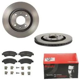 Brembo Bremsensatz, Scheibenbremse 1420-53791 vorne rechts links innenbel&uuml;ftet 266mm f&uuml;r CITRO&Euml;N (DF-PSA) PEUGEOT VAUXHALL OPEL FENGSHEN DS 95632048 4