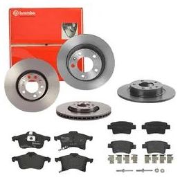 Brembo Bremsensatz-Vorn und hinten SG00000EA1 Bremsensatz, Scheibenbremse vorne rechts links innenbel&uuml;ftet 308mm f&uuml;r AC GENERAL MOTORS FIAT SATURN VAU