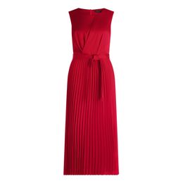 Vera Mont Damen Cocktailkleid "Damen mit Plissee"rot rose, Gr. 38, Satin, Obermaterial: 100% Polyester. Futter: 100% Polyester, Kleider