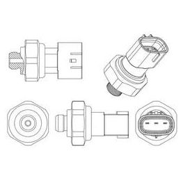 Mahle Druckschalter, Klimaanlage BEHR HELLA SERVICE *** PREMIUM LINE ASE 9 000P 3-polig f&uuml;r TOYOTA SUBARU 8871940020 73431AJ05A 8871933020